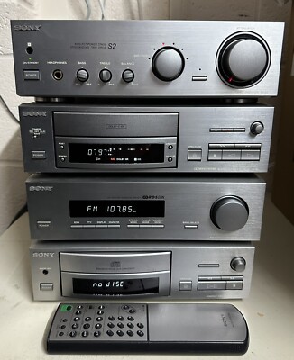 Sony La Scala Complete HiFi TA-S2, ST-S1 CDP-S1, TC-S1 with Remote ...