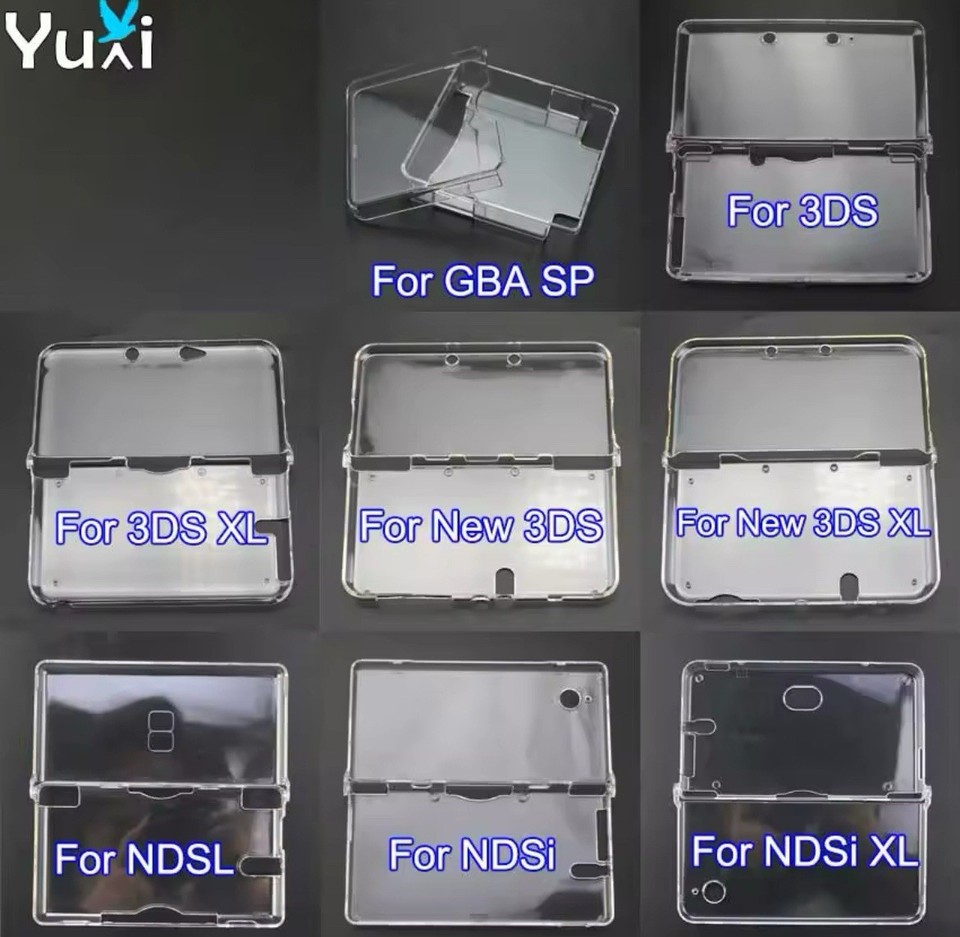 Plastic Clear Protective Case Cover Hard Shell Skin For NDSL NDSi New 3DS XL GBA | eBay