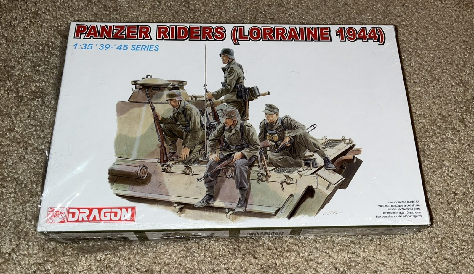 Dragon Panzer Riders Lorraine 1944 Figure Model Kit 1/35 No. 6156 ‘39 ...