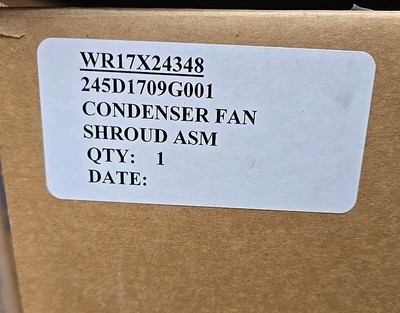 New Genuine OEM GE Refrigerator Condenser Fan Motor WR17X24348 | eBay