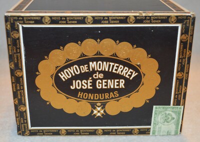 VINTAGE HOYO DE MONTERREY DE JOSE GENER CIGAR BOX | eBay