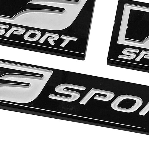 3PCS Trunk Fender Side Bumper Roof Badge F-Sport Emblem For IS250 350 ...