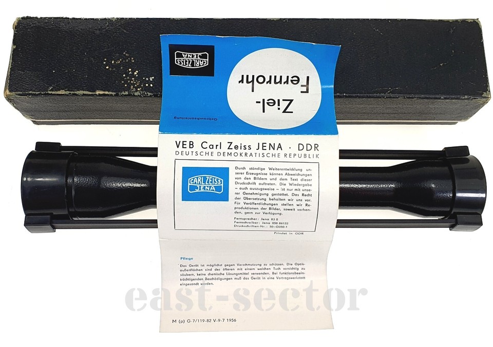 NOS Vintage Sniper Scope CARL ZEISS JENA ZF4/S 4x32 DDR German Army ...