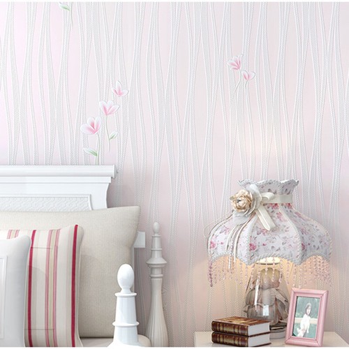 9.5M Wall Sticker Floral Printed Wallpaper Living Room Decor Easy ...