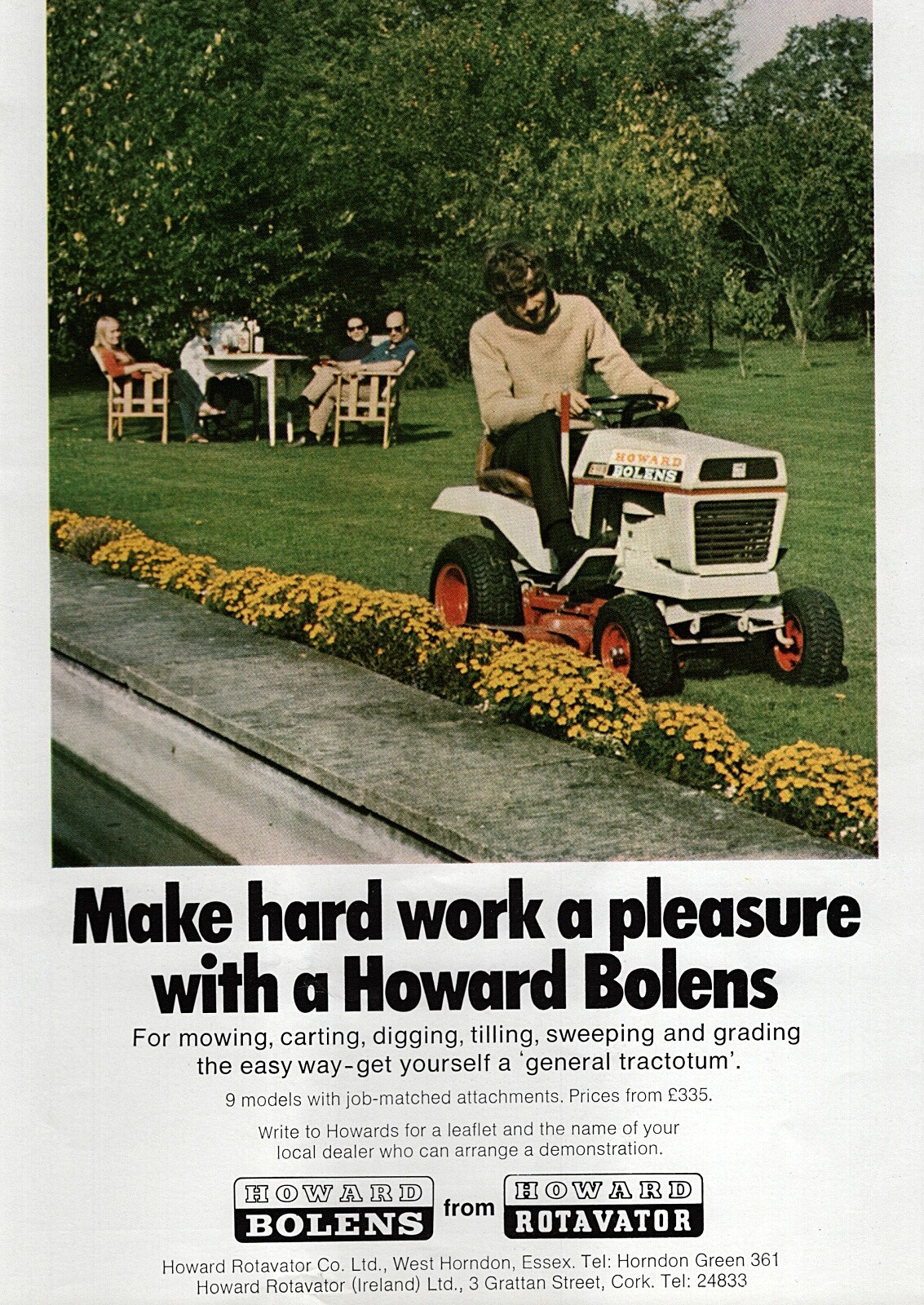 1971 Howard Bolens Husky Tractor Original Color Ad | eBay