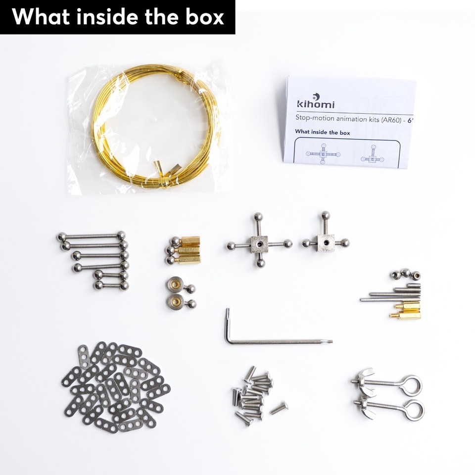 DIY Stainless Steel Human ARMATURE KIT for Studio Stop-Motion Animation ...