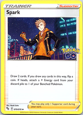 Spark - 70/78 (2022) Trainer Pokemon GO | eBay