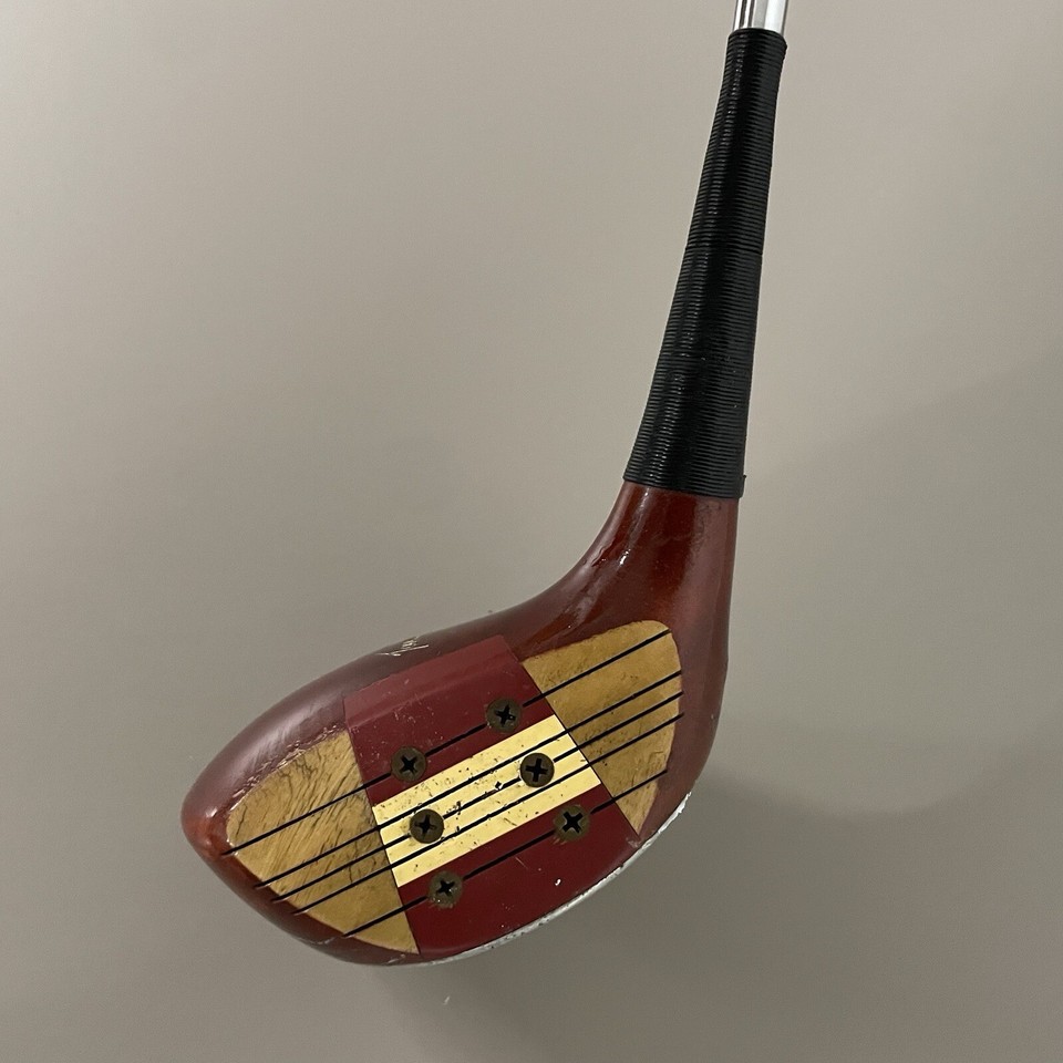 Vintage Tommy Armour 986 Tour Silver Scot Persimmon 1 Wood Driver Right ...