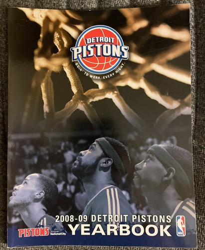 2008-2009 Detroit Pistons Official NBA Yearbook ~ SGA | eBay