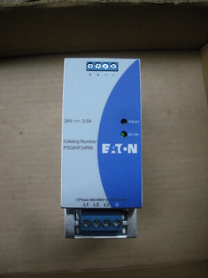 Eaton PSG60F24RM 3 phase 400-500v power supply 24vdc 2.5A NNB | eBay