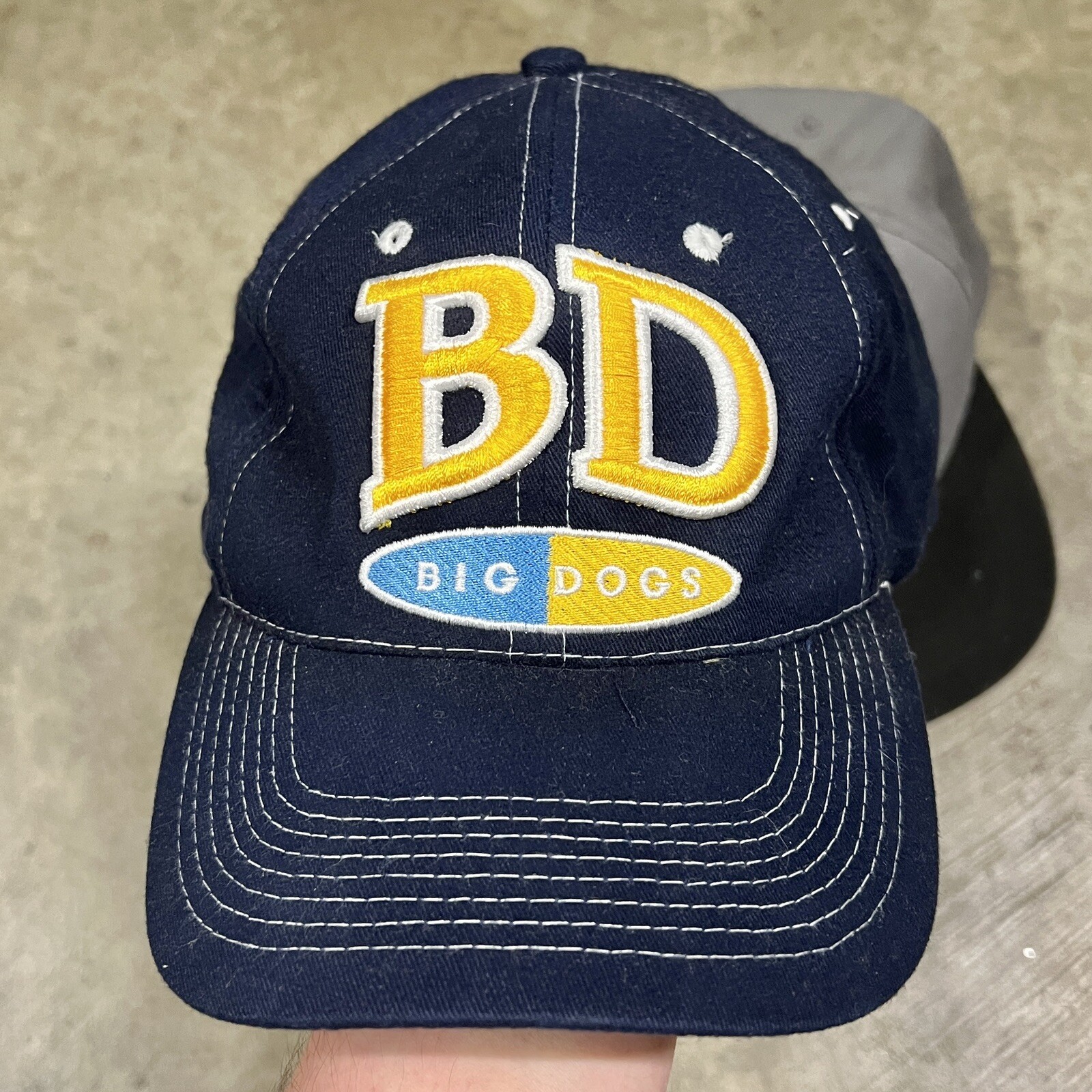 Big Dogs Hat Lot Of 2 Vintage Y2K Embroidered Logos Baseball Cap ...
