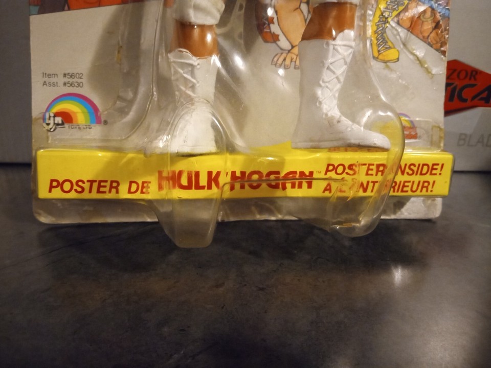 Hulk Hogan Vintage WWF LJN 1989 Grand Toys Black Card Series $2,100/OBO ...