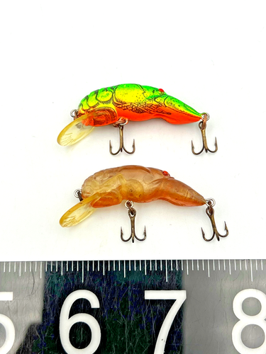 Lot of 2 Vintage Rebel Teeny Crawfish Crankbait Fishing Lures | eBay