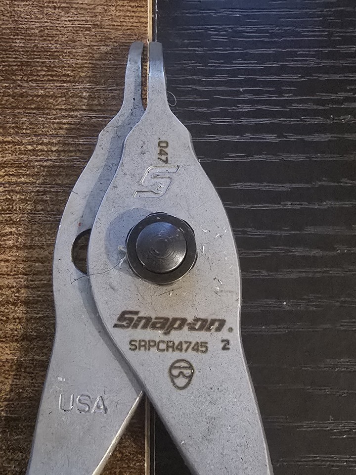 Snap-on ™ Tools USA NEW POWER BLUE 45° Tip .047 Snap Ring Pliers ...
