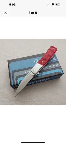 Finch Widowmaker Bolster Lock Nightcrawler Red Folding 154CM Pocket ...