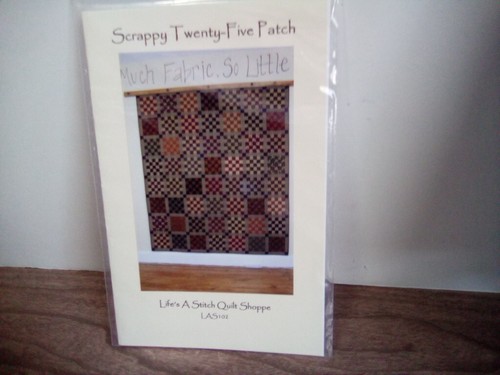 Scrappy Twenty-Five Patch Quilt Pattern Life's a Stitch Quilt | eBay