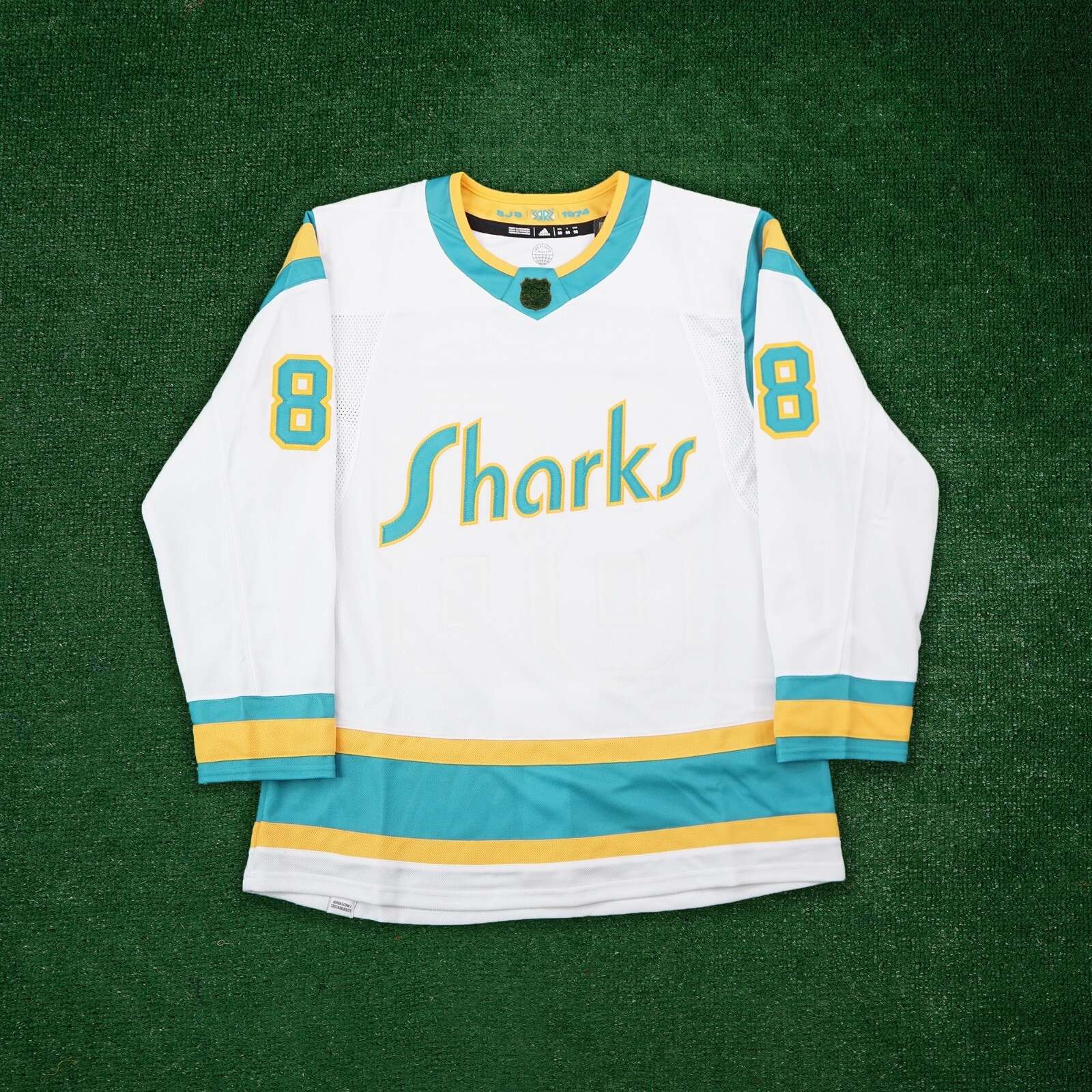 Brent Burns San Jose Sharks NHL Adidas Authentic Reverse Retro 2.0 ...