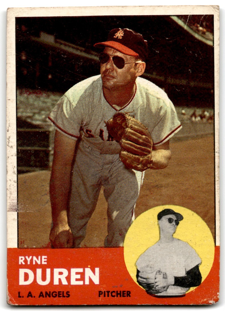 1963 Topps Ryne Duren Baseball Cards #17 | eBay
