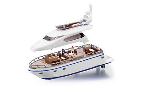 SUPER SIKU 1849 MAN Heavy Haulage Transporter with Yacht 1:87 Die Cast ...