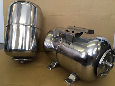 24L stainless steel pressure vessel, accumulator, pressure tank with 1 ...