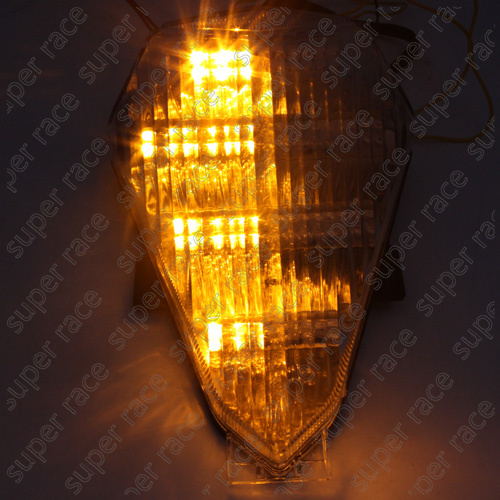 Smoke LED Integrated Brake Turn Signal Rear Tail Light For Yamaha YZF ...