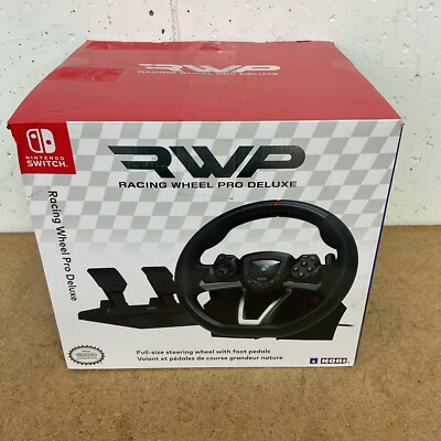 HORI Nintendo Switch Racing Wheel Pro Deluxe Officially Licensed by ...