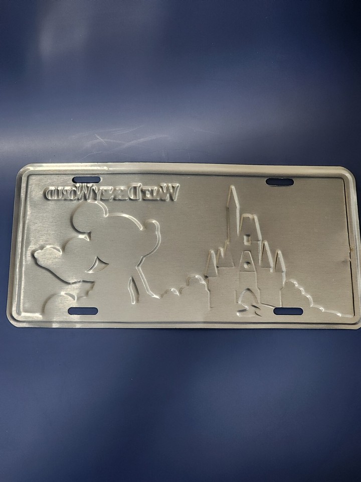 Vintage WALT DISNEY WORLD Mickey Mouse License Plate | eBay