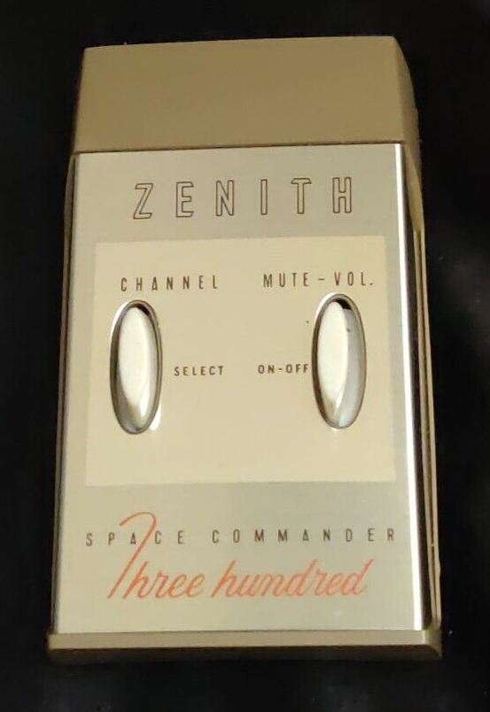 Vintage Zenith Space Command 300 TV Remote 4 Buttons Handheld Exc Cond ...