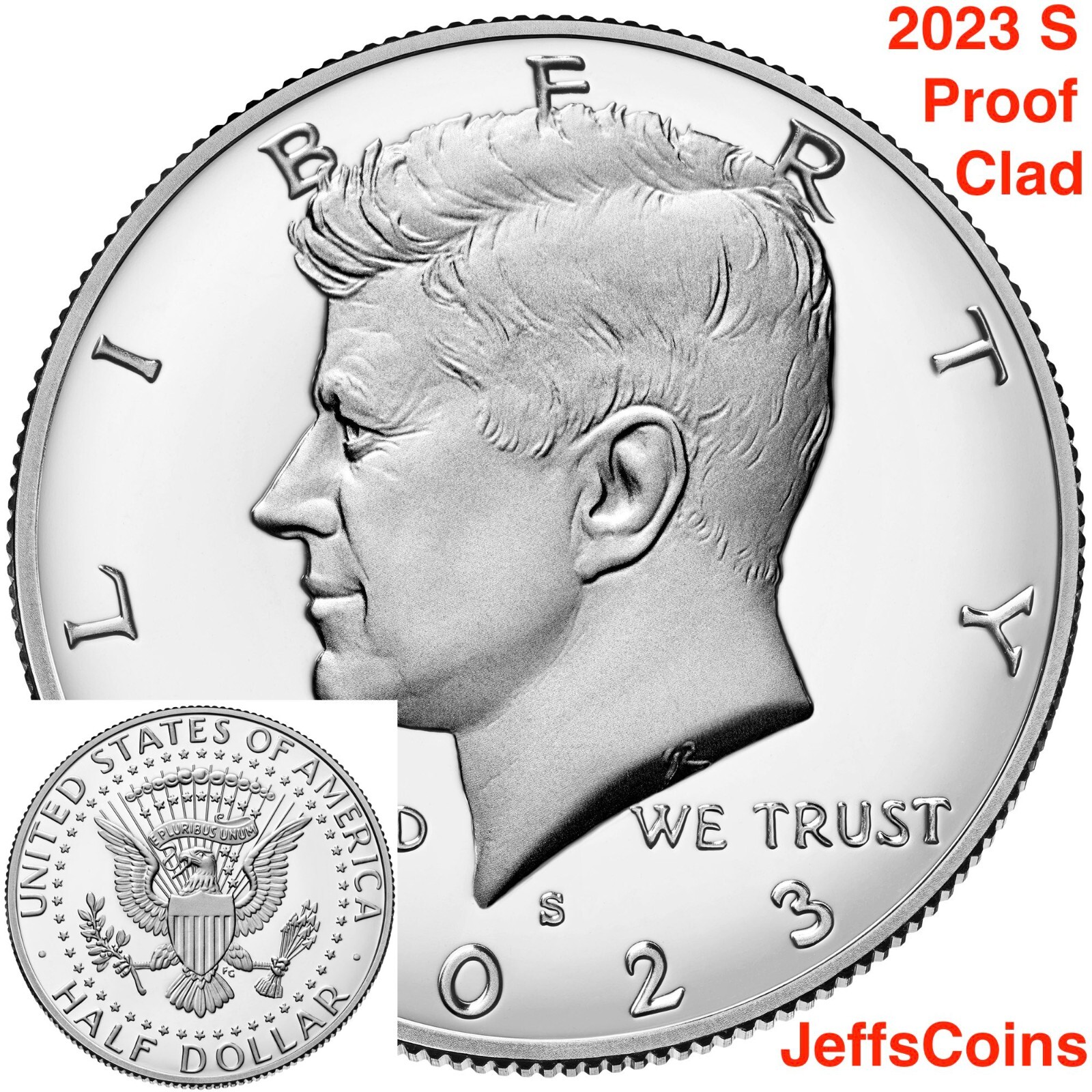 2023 S Kennedy Half Dollar Clad Proof Strike President Best Grading ...