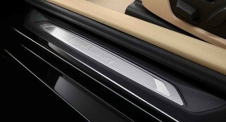 BMW NEW GENUINE F30 F31 F34 F36 FRONT LUXURY DOOR ENTRY SILL STRIP ...