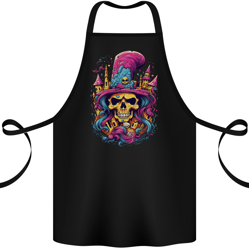 Twisted Skull LSD Fantasy Magic Mushrooms Cotton Apron 100% Organic | eBay