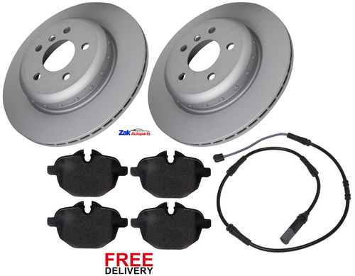 FOR BMW F11 518D 520i 520D (2011-2015) REAR BRAKE DISCS & PADS + SENSOR ...