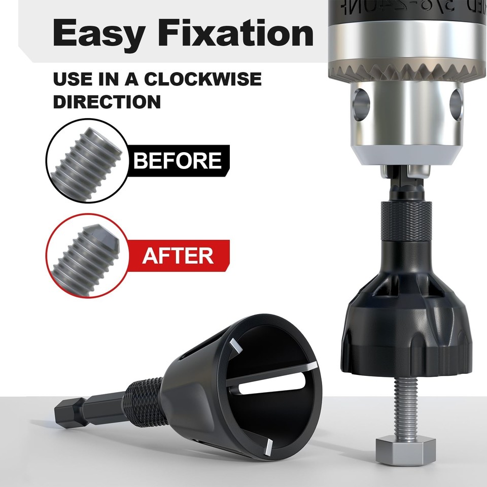 Deburring External Chamfer Tool with Tungsten Carbide Blade, Bolt ...