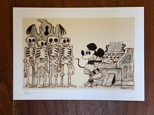 Scott C. GREAT SHOWDOWNS - DISNEY'S MICKEY MOUSE VS. SKELETONS 2025 OOP ...