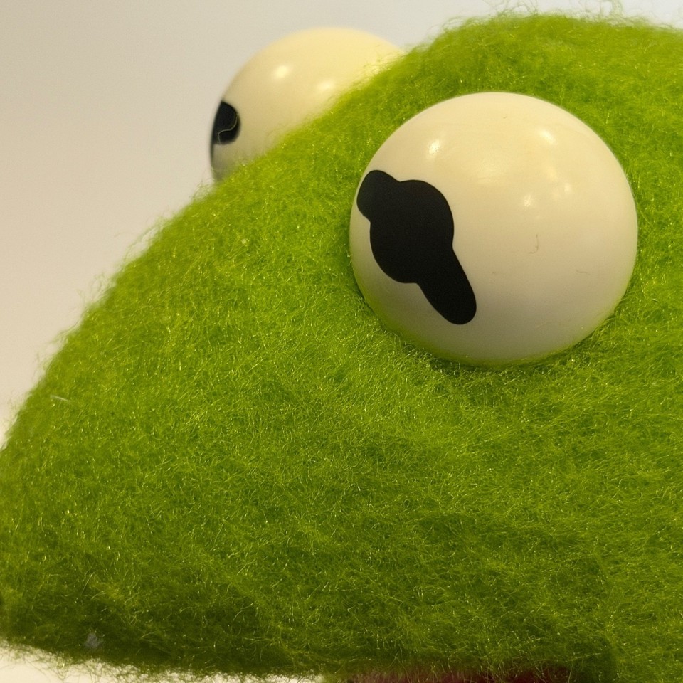 Vtg Jim Henson Muppets Kermit the Frog Plush 1976-78 850 Felt Mouth | eBay