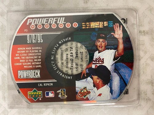 1999 Upper Deck CAL RIPKEN JR PowerDeck Powerful Moments CD ROM #P3 ...