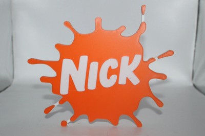 Nickelodeon 3D printed Logo Sign Wall Desk Shelf Art | eBay