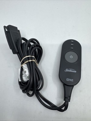 Sunbeam Style AA85 3-Prong Electric Heated Throw Blanket Controller ...