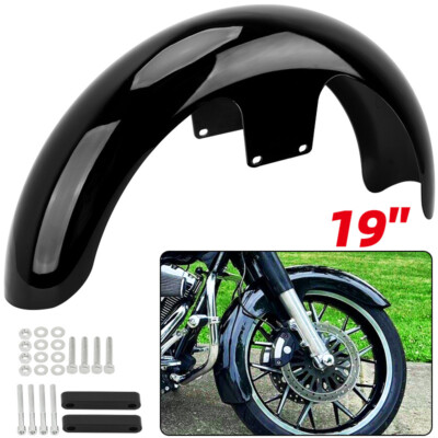 19" Wheel Wrap Front Fender For Harley Touring Street Glide Custom ...