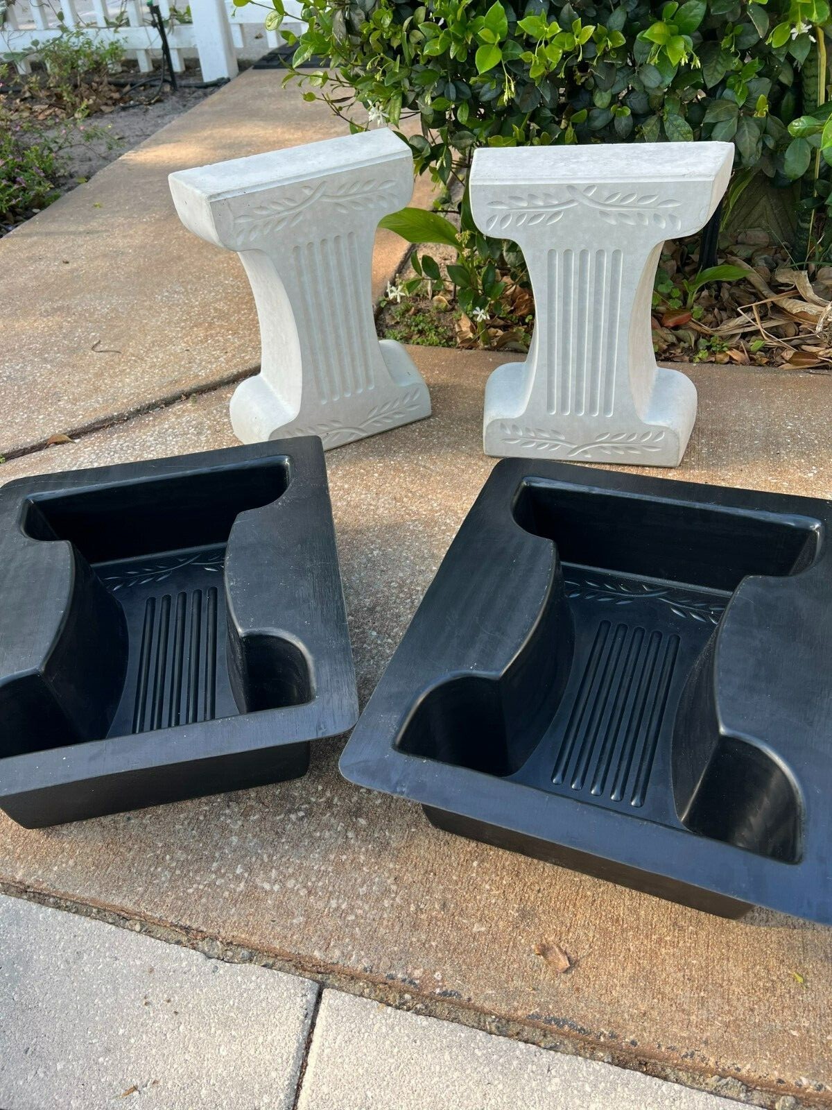 Roman Concrete Bench Leg Molds. Professional durable concrete molds! | eBay