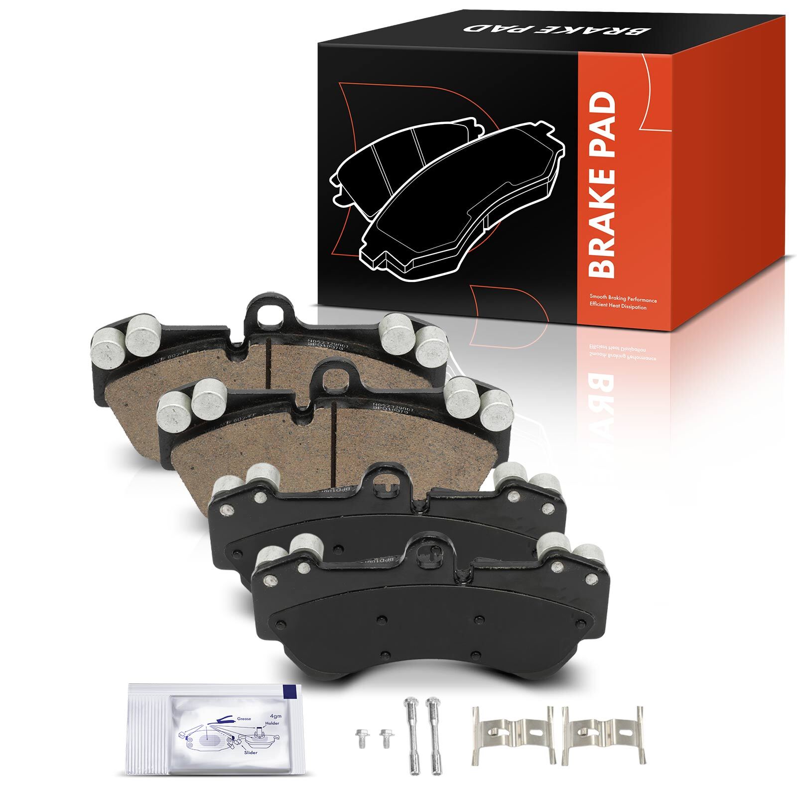 Ceramic Brake Pads for Mercedes-Benz W463 G550 4x4 Porsche Volkswagen ...