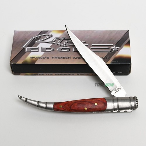 Spanish Toothpick 4" Folding Pocket Wood Handle Paring Fruit Knife NEW ...