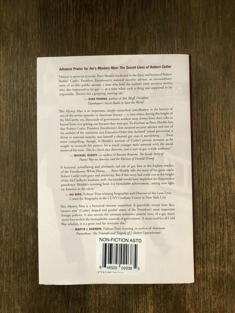 Ike's Mystery Man : The Secret Lives of Robert Cutler by Peter Shinkle ...