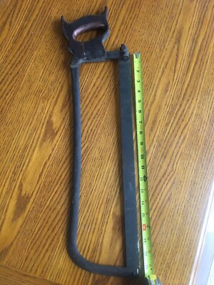 Antique Patent Meat and Bone Saw Hacksaw Woodworking 19” | eBay