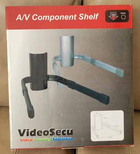 Video Secu A/V Component Shelf DVD / DTT Wall Support Black MD01B | eBay