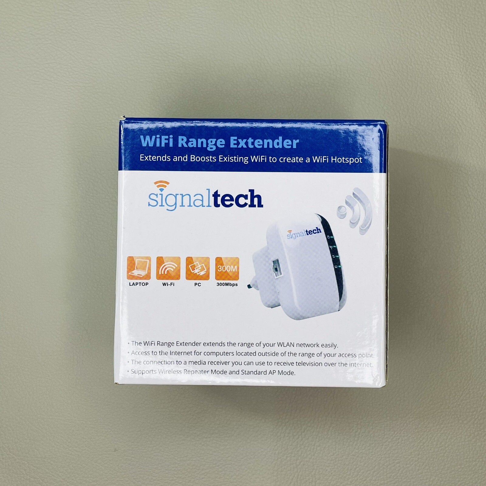 Signaltech Wifi Range Extender Internet Signal Booster Hotspot | eBay