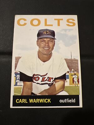 1964 Topps Baseball Card #179 - Carl Warwick!! | eBay
