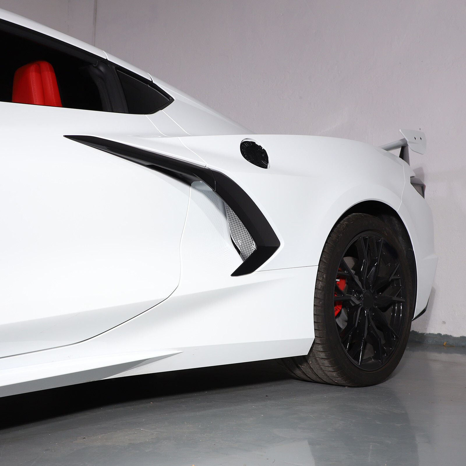 Stainless Steel Silver Side Intake Mesh Grille Insert For Corvette C8 ...