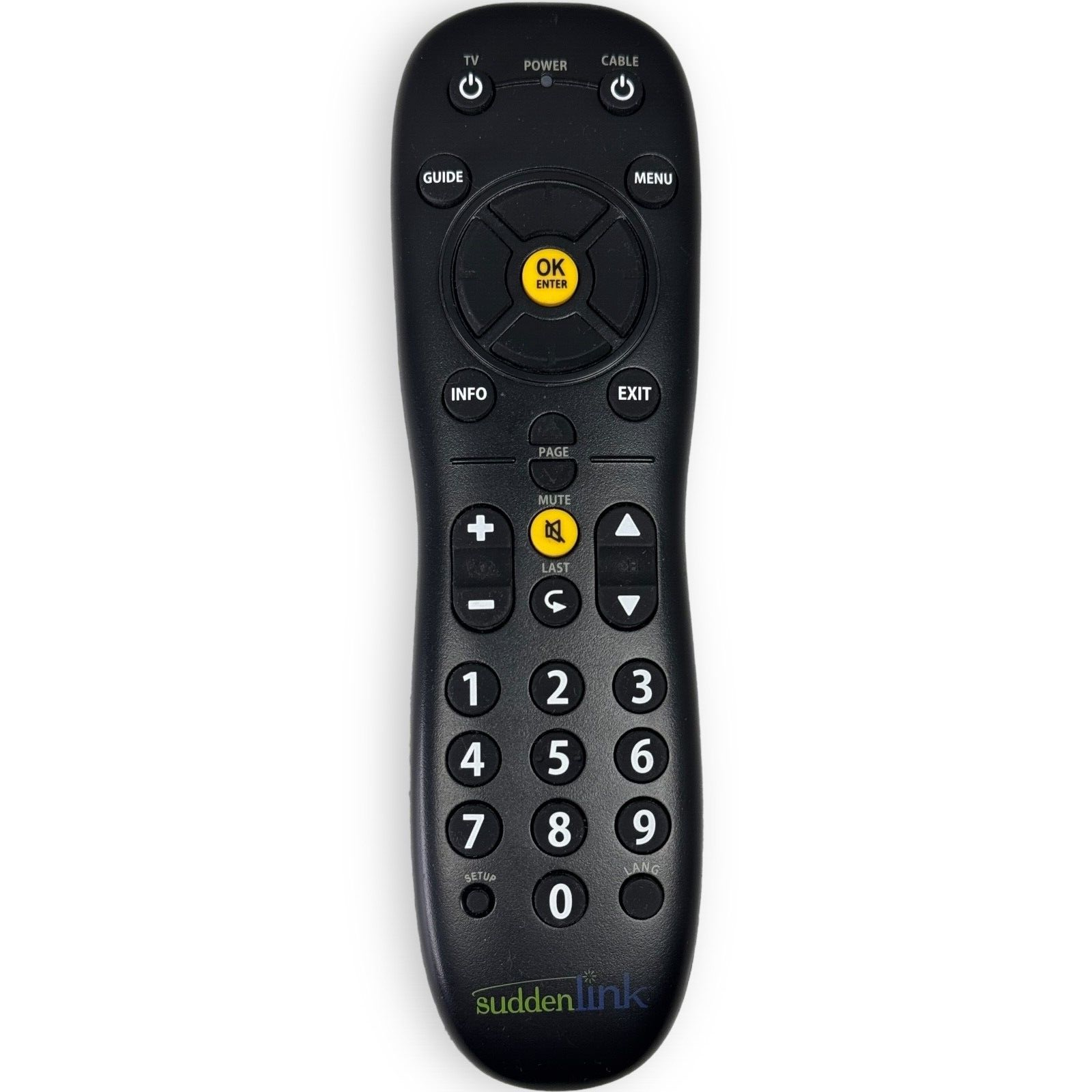 Suddenlink Universal Remote Control Pulse RF Remote URC-2068BC2-R Black ...