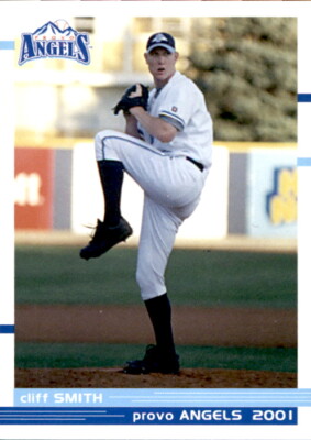 2001 Provo Angels Grandstand #40 Cliff Smith Haverhill Massachusetts MA ...